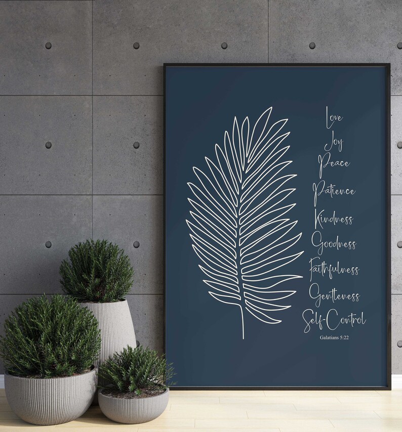 16x20,24x36,sze A1,fruit of the Holy Spirit Poster Printable,love,joy ...