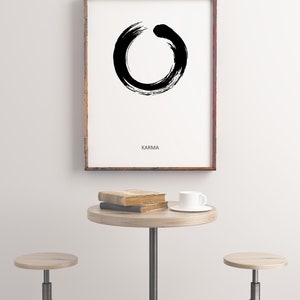 Karma Sign Karma Printyoga Print Karma Wall Art Karma - Etsy