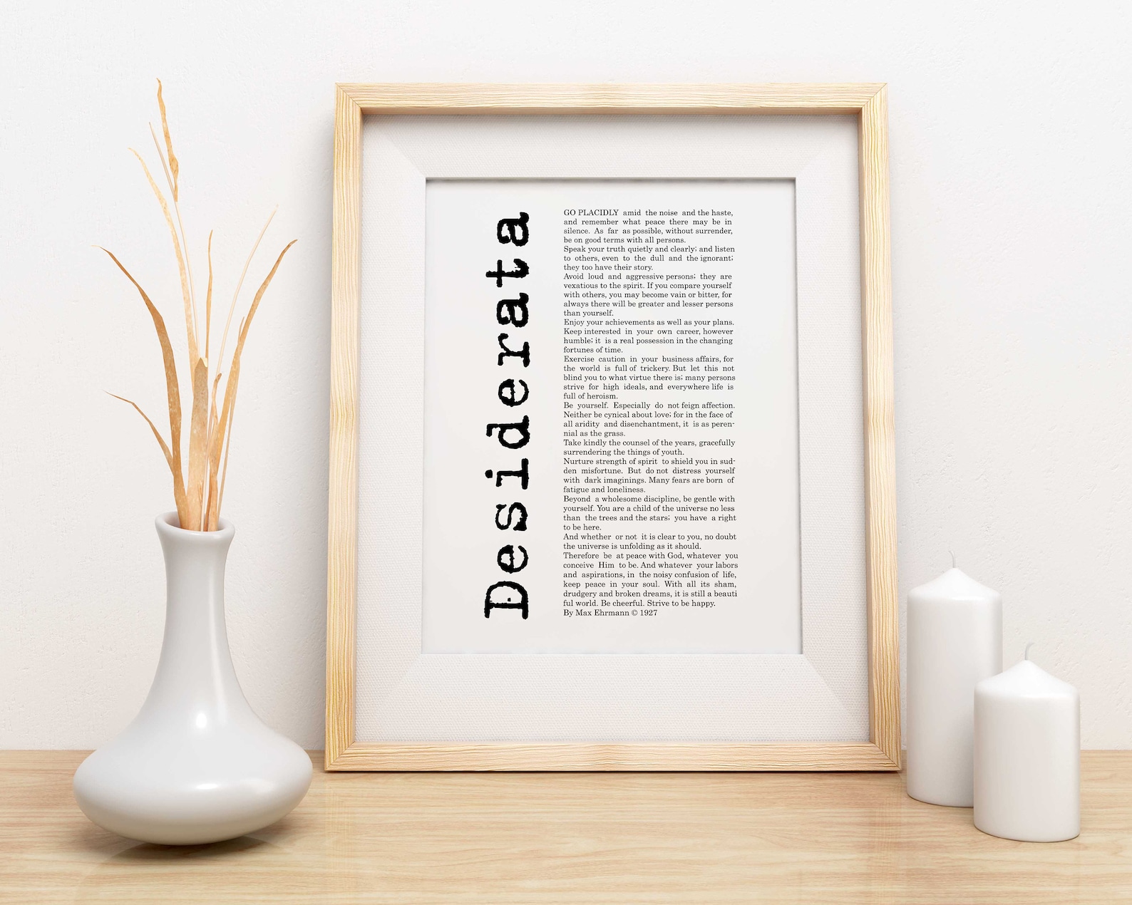 Desiderata Sign, Desiderata Art, Desiderata Printable, Desiderata Poem ...