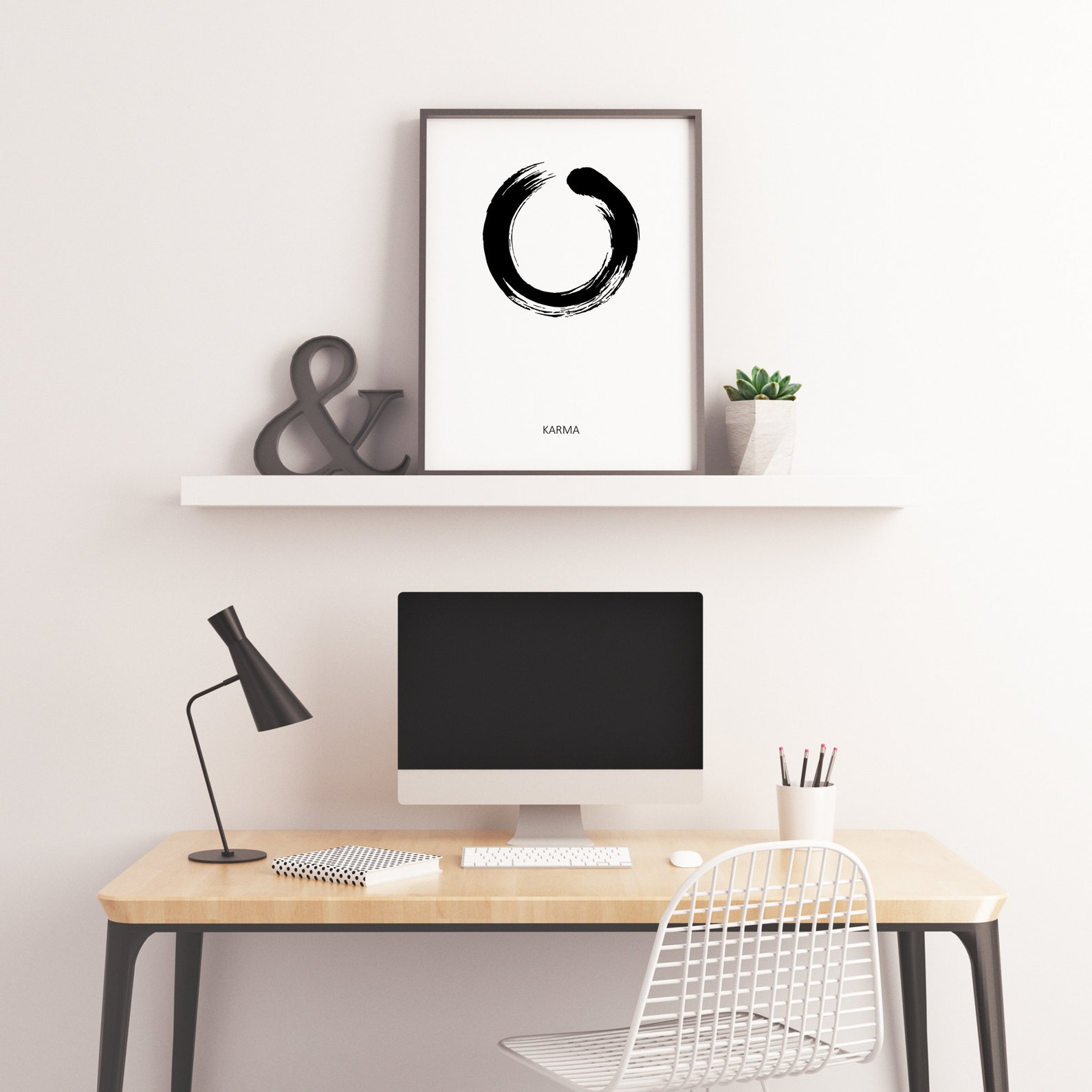 Karma Sign Karma Printyoga Print Karma Wall Art Karma - Etsy