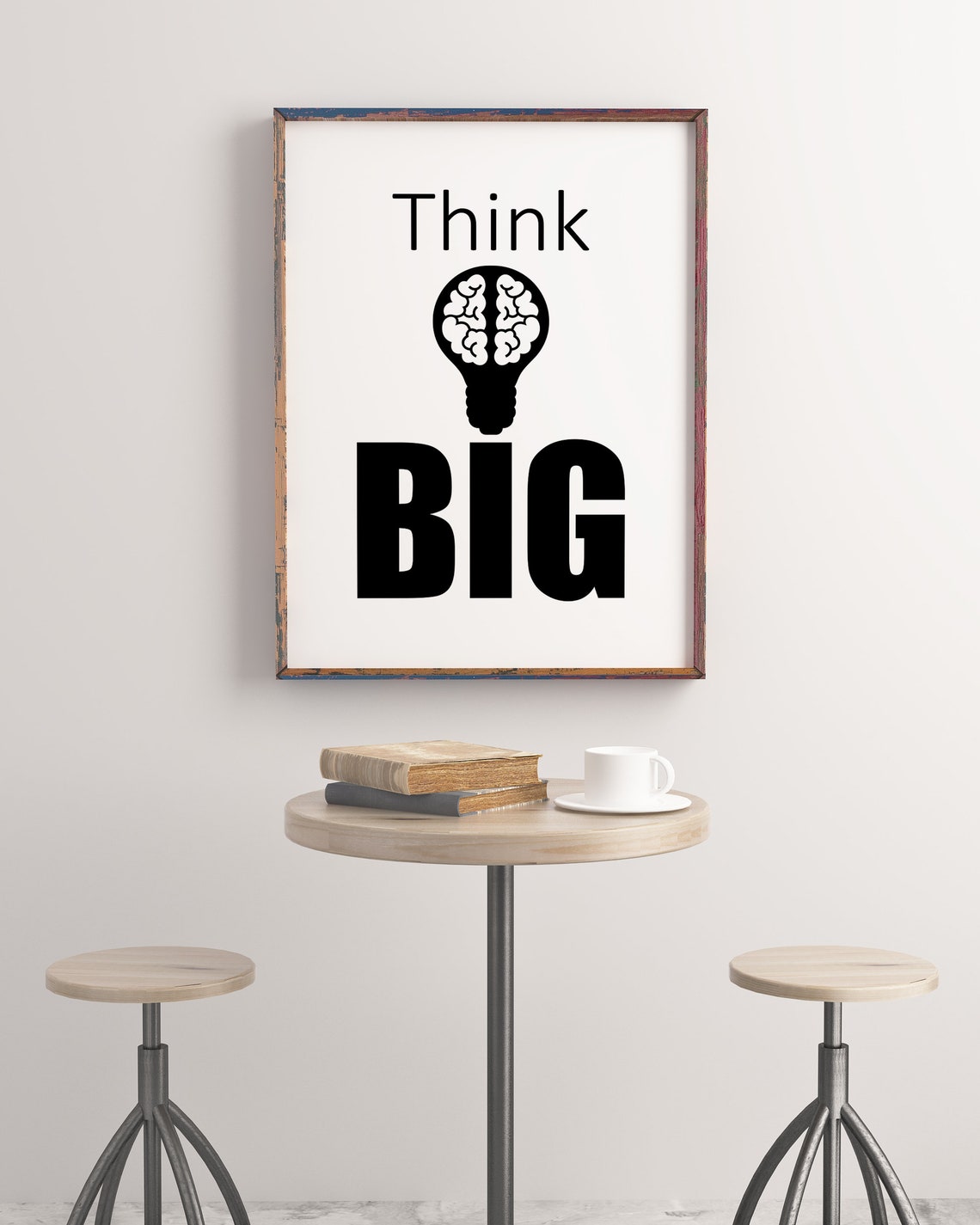 Think Big Sing Think Big Print Office Wall Art Decor - Etsy