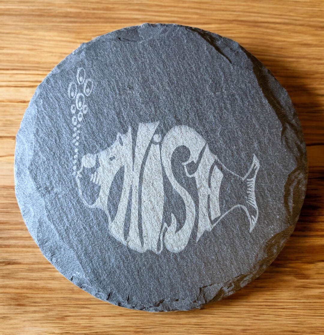 SET of 2 or 4 Phish Laser-etched Slate Coasters, Phish Gift, Coaster ...