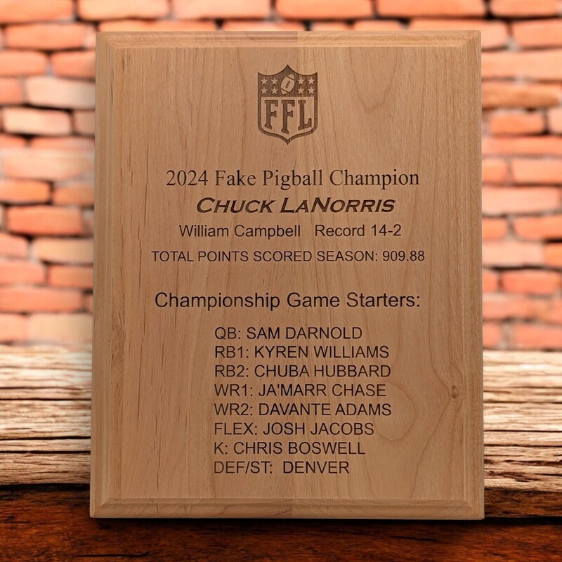 Football Plaque - Etsy