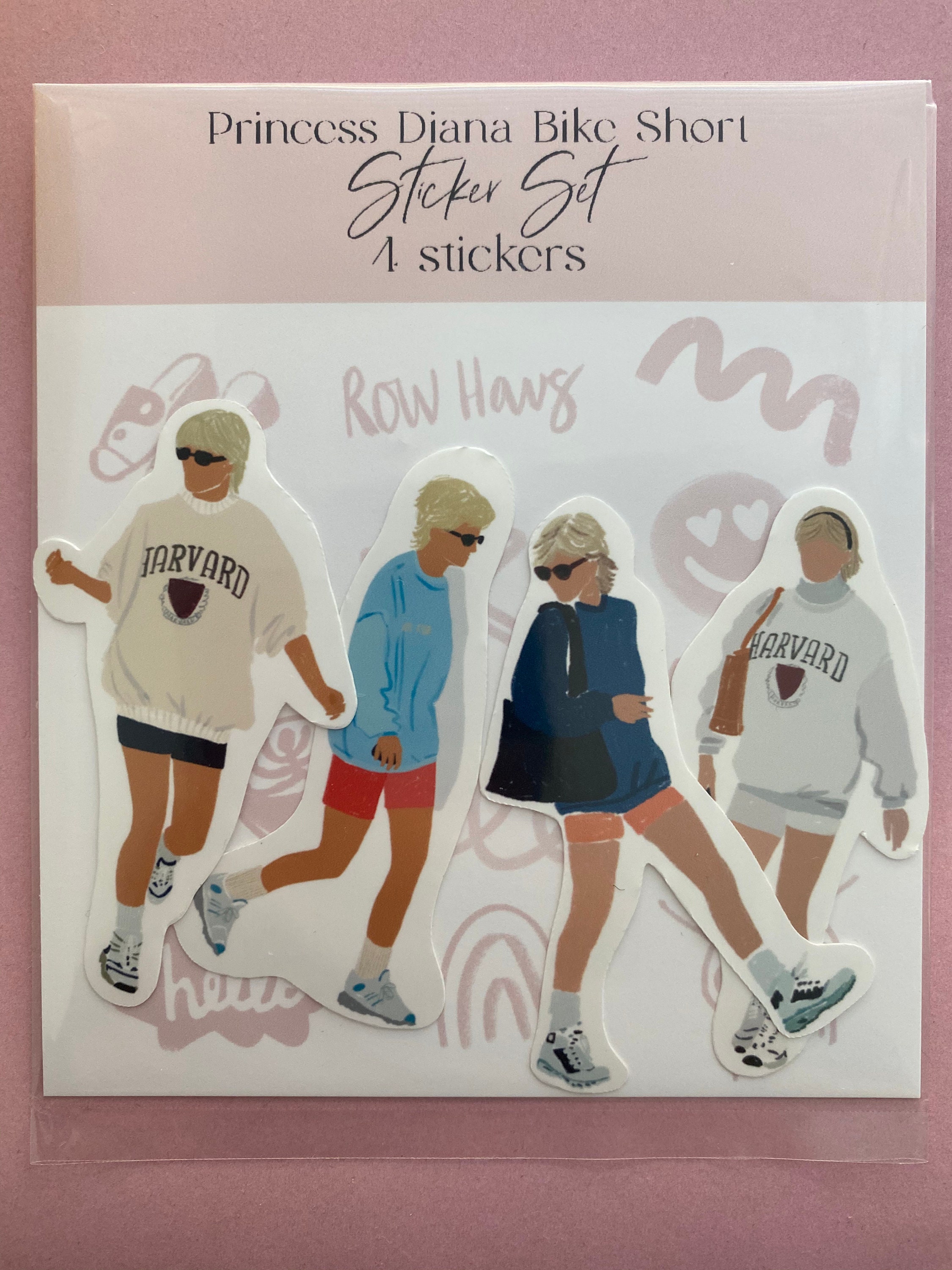 Diana Bike Shorts Sticker Set, Die Cut Sticker, Etsy Print Shop ...