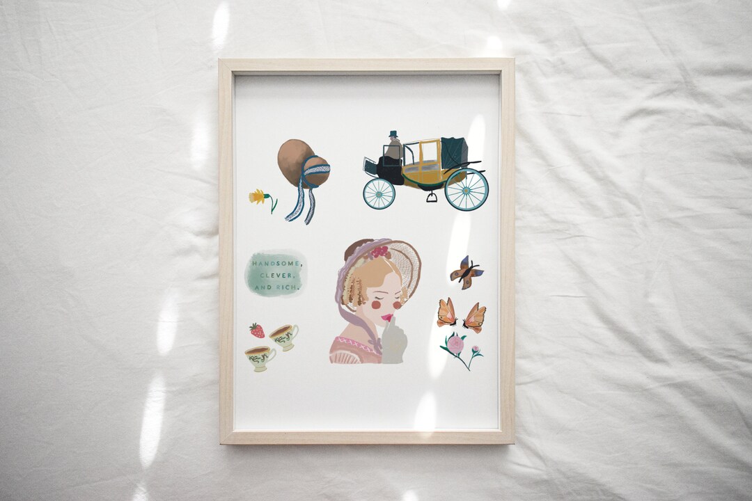 EMMA PRINT and MARIE Stickers Scarlett Custom Order - Etsy