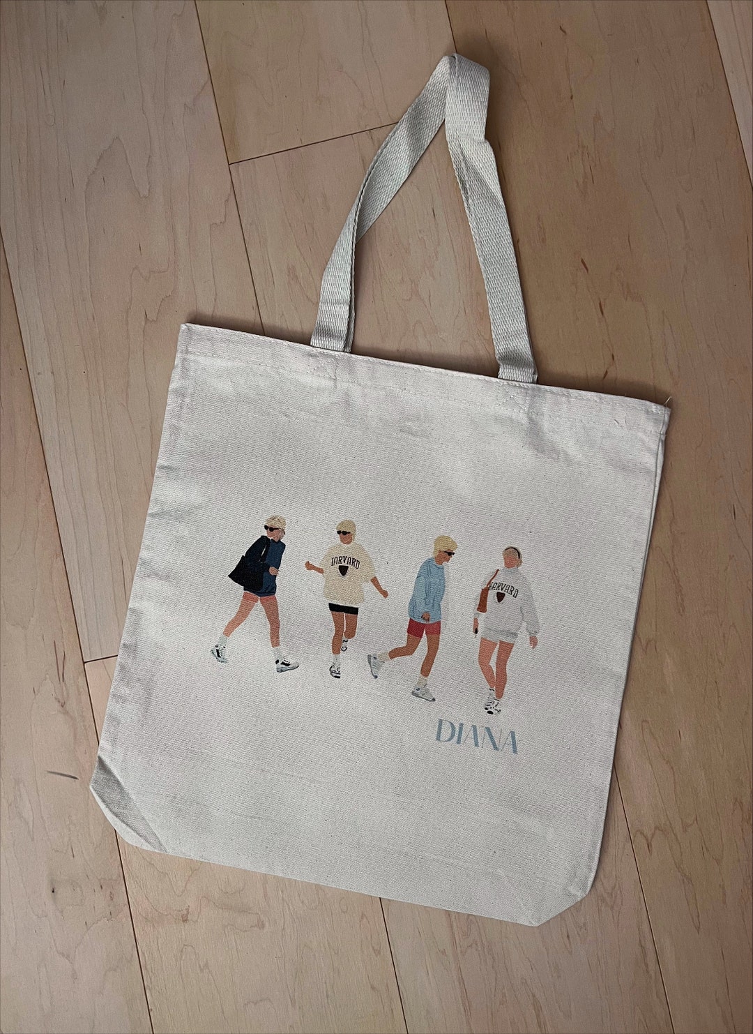 PRINCESS Diana Tote Bag, Princess Diana Bike Shorts, Etsy Princess Diana Print, Tote Bag ...