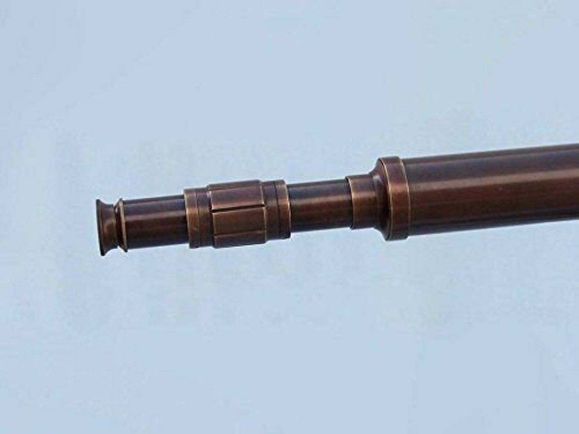 60 Floor Standing Bronzed Harbor Master Telescope With - Etsy