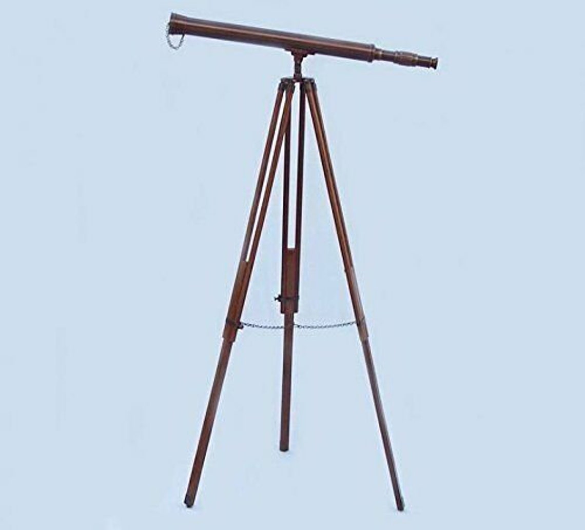 60 Floor Standing Bronzed Harbor Master Telescope With - Etsy
