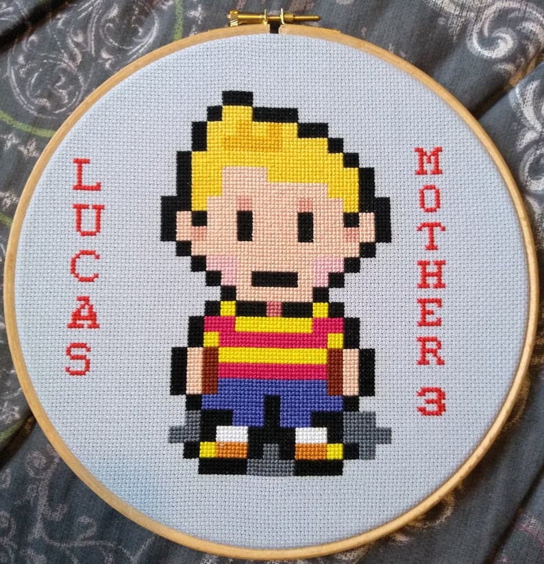 Lucas Mother 3 (earthbound 2) Cross Stitch Pattern - Etsy