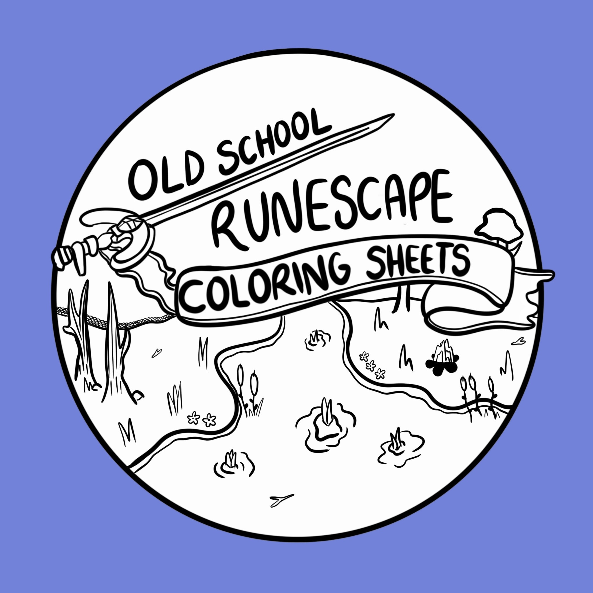 Runescape Coloring Sheets - 8 Printable Pages! - Etsy