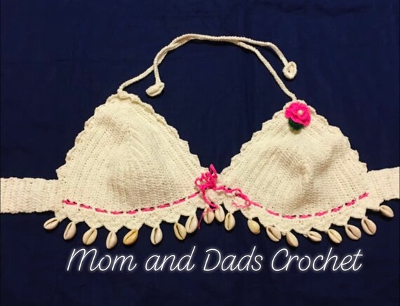 Crochet Bra Etsy