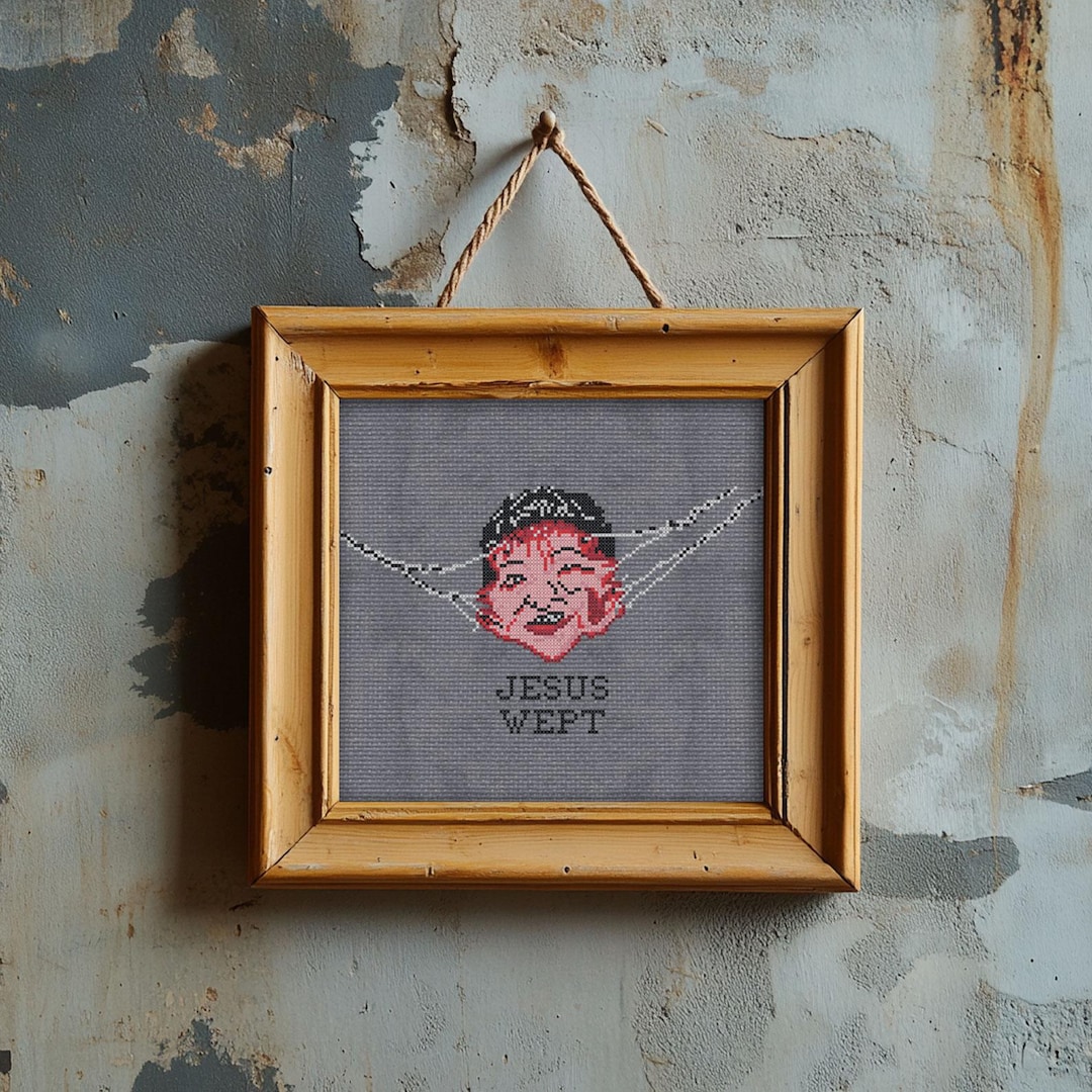 Jesus Wept - A Hellraiser Fan Art Counted Cross-stitch Pattern - Etsy