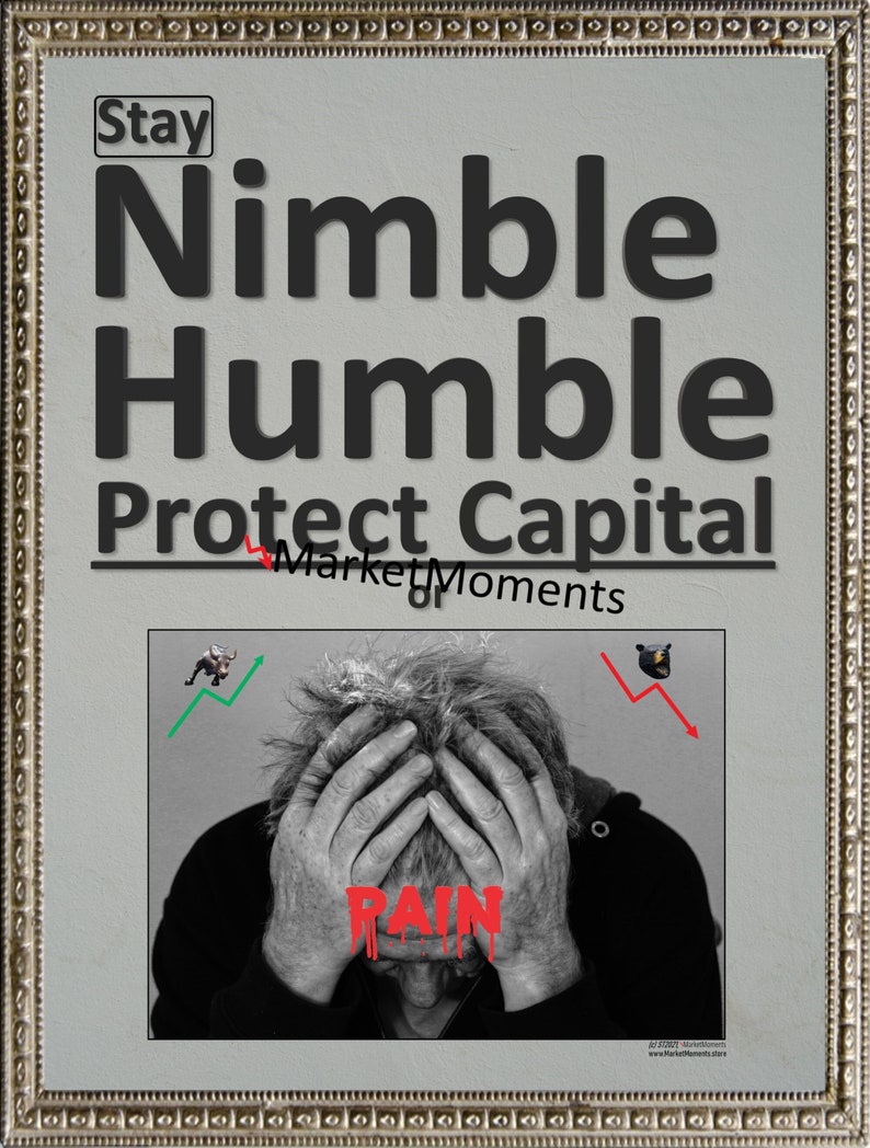 Stay Nimble Humble Protect Capital ART PRINT Trading - Etsy