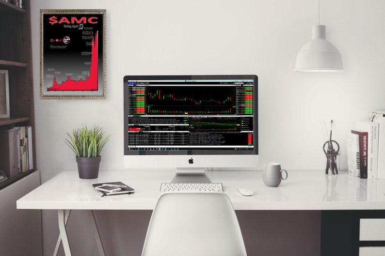 AMC Going Ape ART Print Meme Stocks Reddit-wsb Short - Etsy
