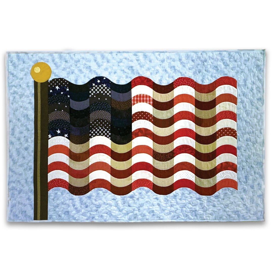 Rippling Flag Wall Quilt Pattern - Etsy