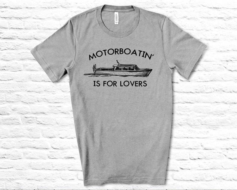 Motorboatin' is for Lovers Funny Watersports Graphic - Etsy