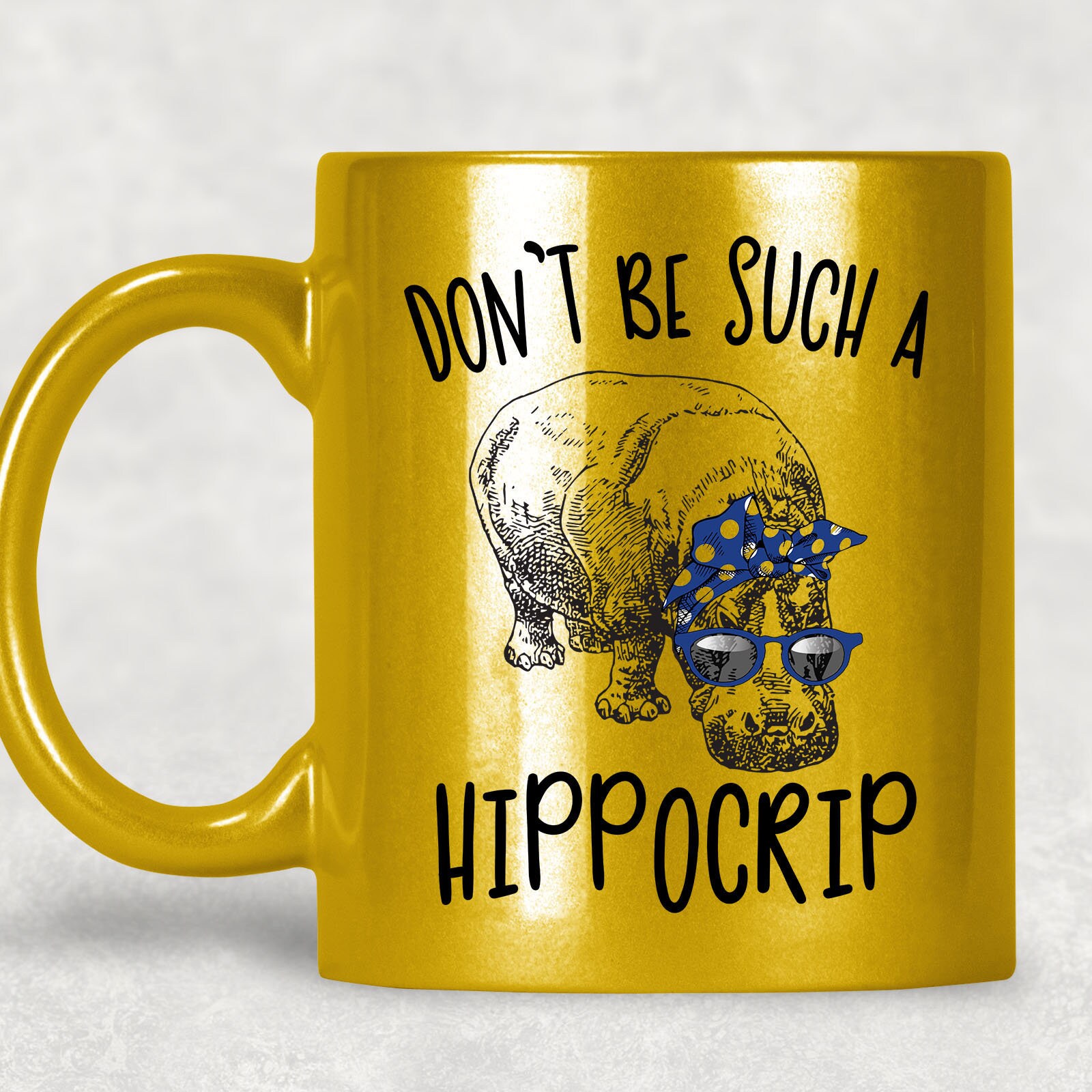 Don't Be A Hippocrip Funny Coffee Cup Adult Mug Gift for - Etsy UK