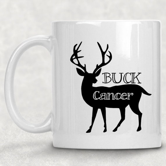 BUCK Cancer Funny Coffee Cup Mug Adult Gift | Etsy