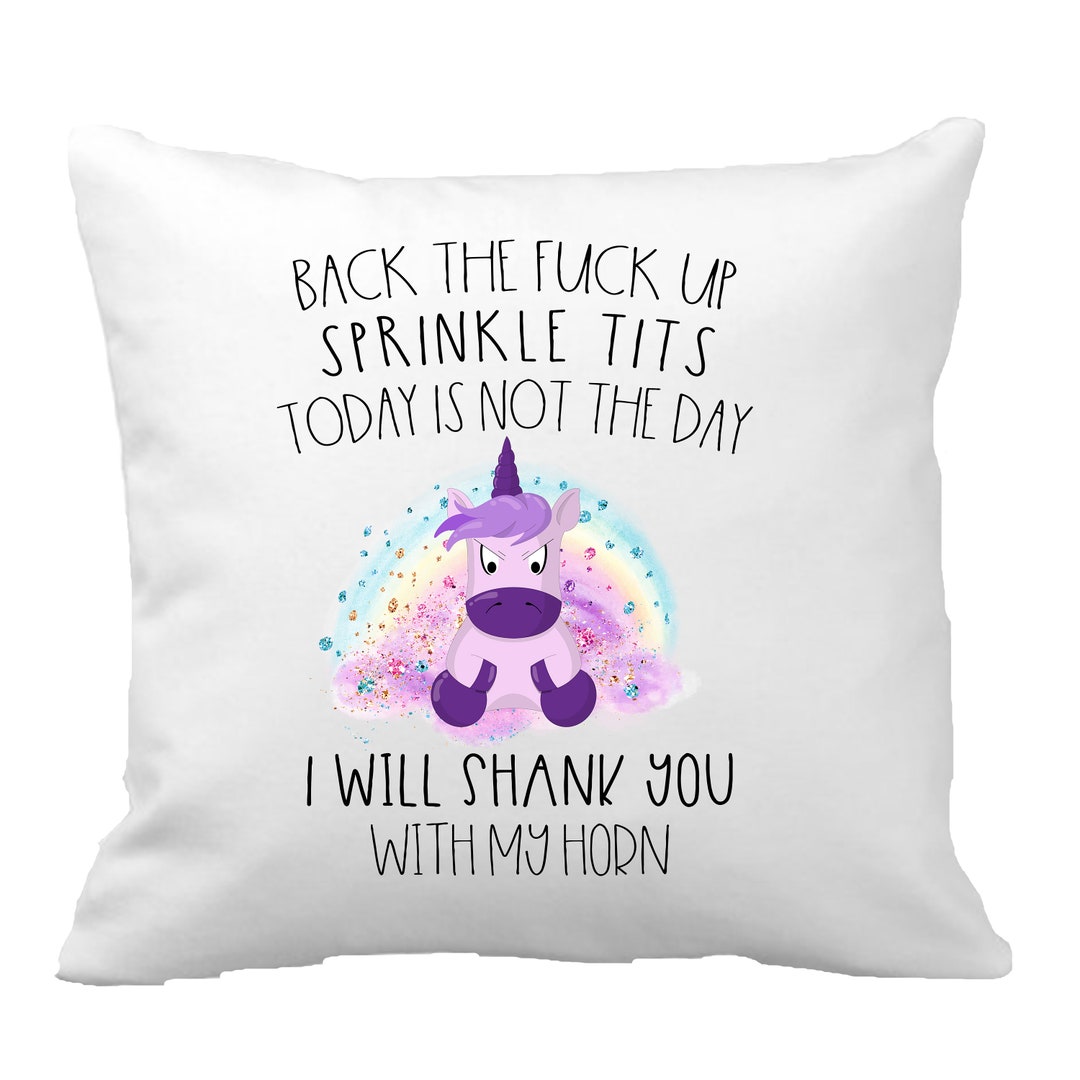 Back the Fck up Sprinkle Tits or I'll Shank You With My - Etsy