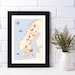 Illustrated Map of Sweden Art Print Poster Travel Map Digital Download ...