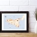 Illustrated Map of Sicily Art Print Poster Travel Map Digital Download ...
