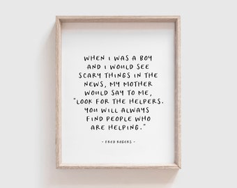 Mr. Rogers Wall Art - Etsy
