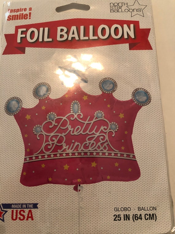 Crown 25 Princess Crown Balloon Bouquet Princess Party | Etsy