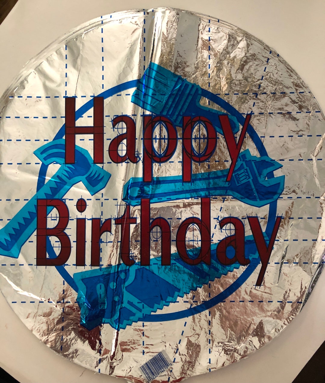 Tools Happy Birthday Balloon 18", Tools Theme Birthday Party, Tools ...