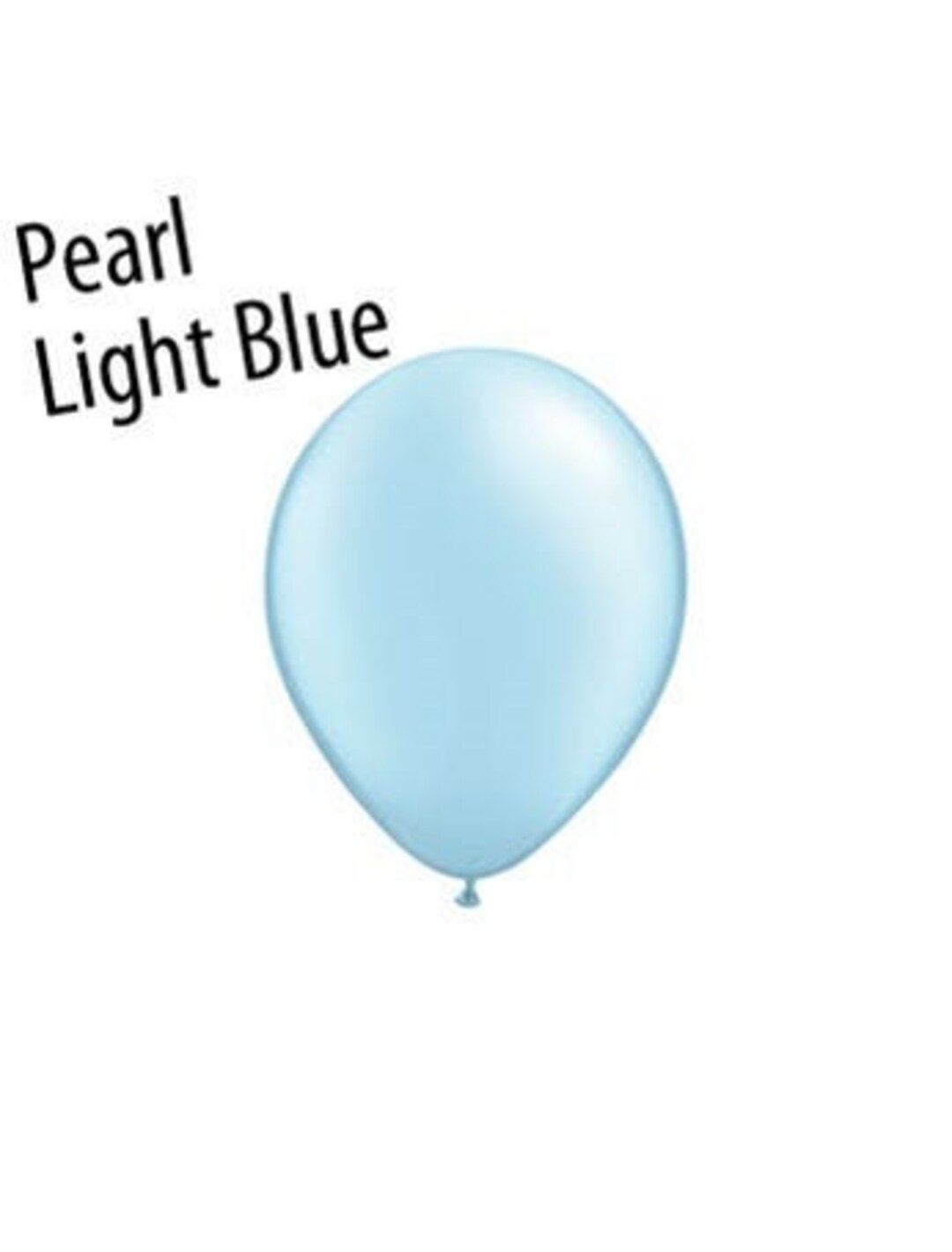 Pearl Light Blue 5" Qualatex Latex Balloons 100 Count Bag - Etsy
