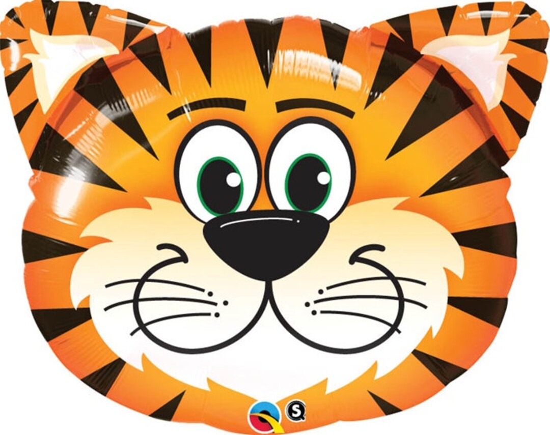 Tiger Balloon 30" Mylar, Tiger Balloon Head, Great for Pillars ...