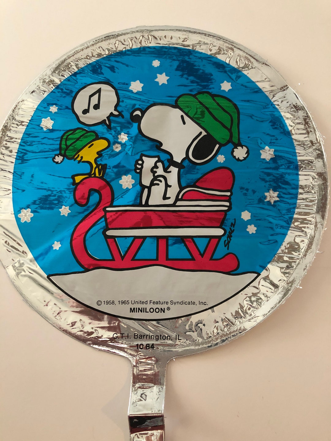 Snoopy and Woodstock 9" Balloon (has to Be HEAT SEALED) Air Fill Only ...