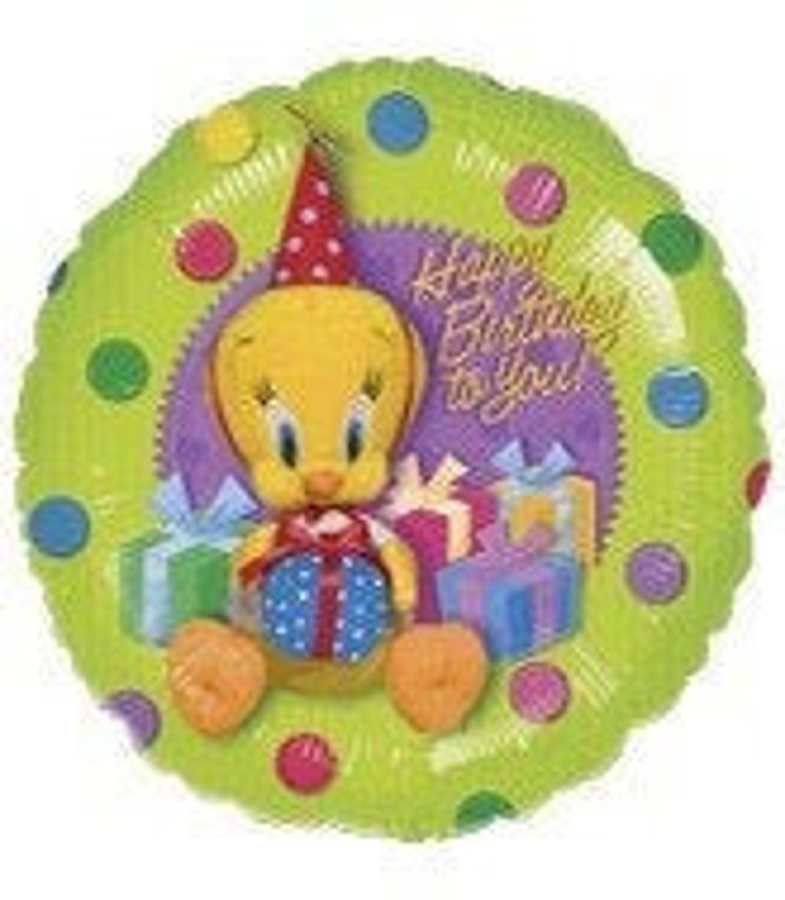Tweety Bird Balloon Mylar Happy Birthday Balloon Centerpiece Balloon ...