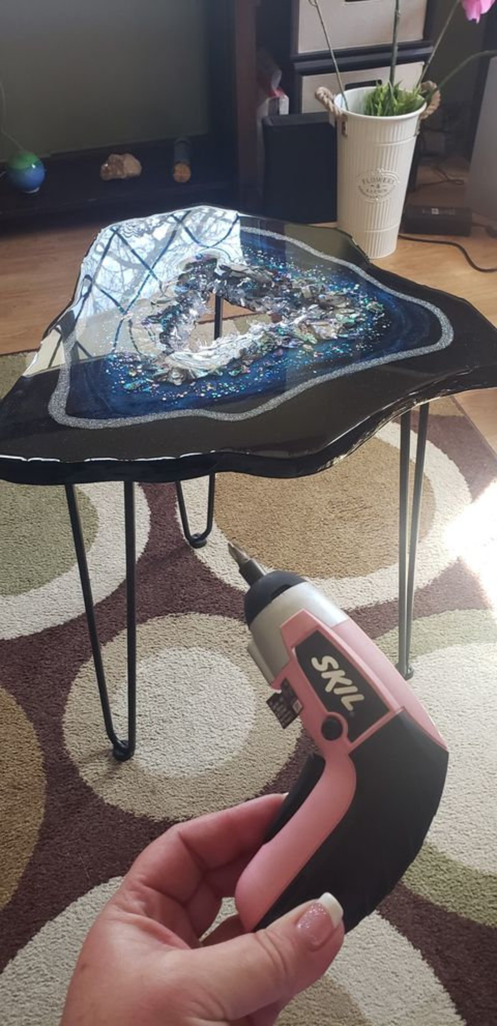 Geode Table CUSTOM LISTING read Description Before | Etsy