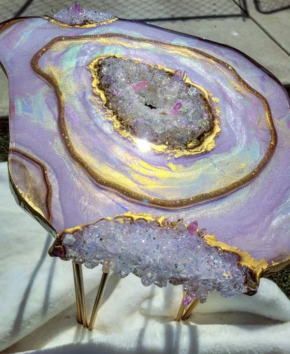 Geode Table CUSTOM LISTING read Description - Etsy