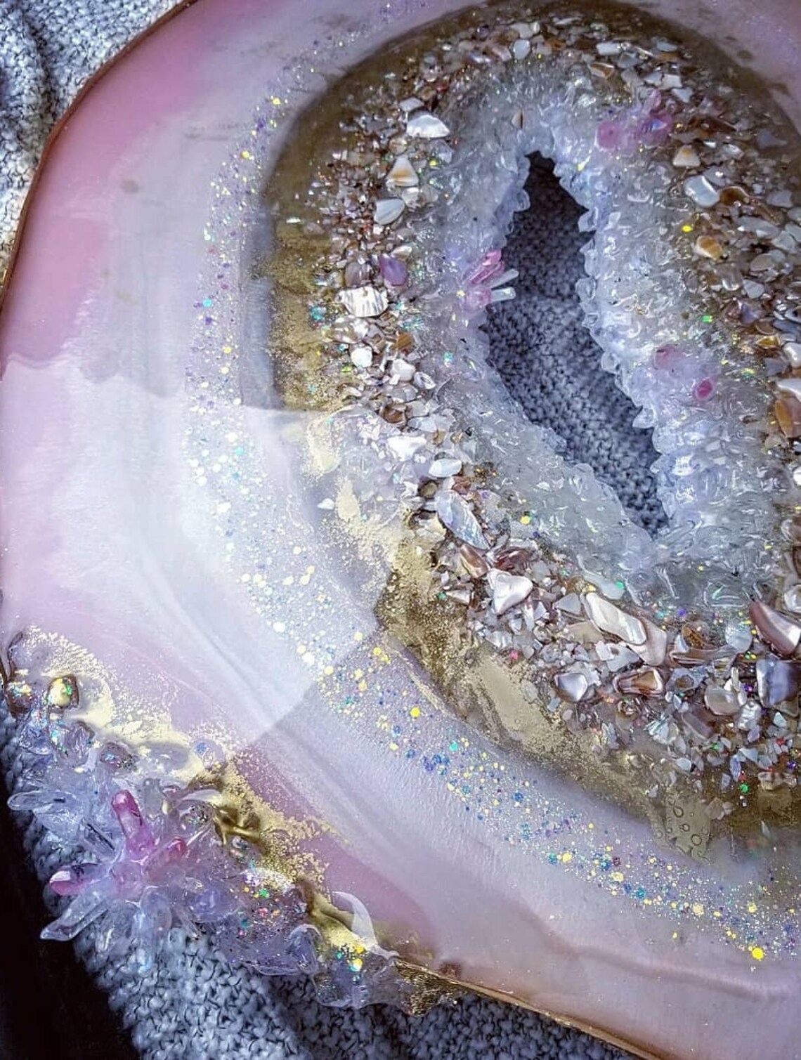 Geode Table CUSTOM LISTING read Description Before | Etsy