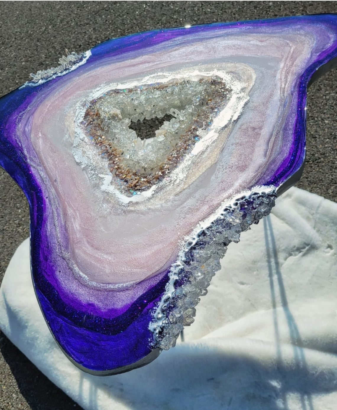 Geode Table *CUSTOM LISTING* (read Description) - Etsy