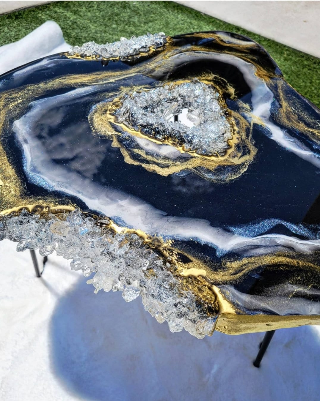 Geode Table *CUSTOM LISTING* (read Description) - Etsy