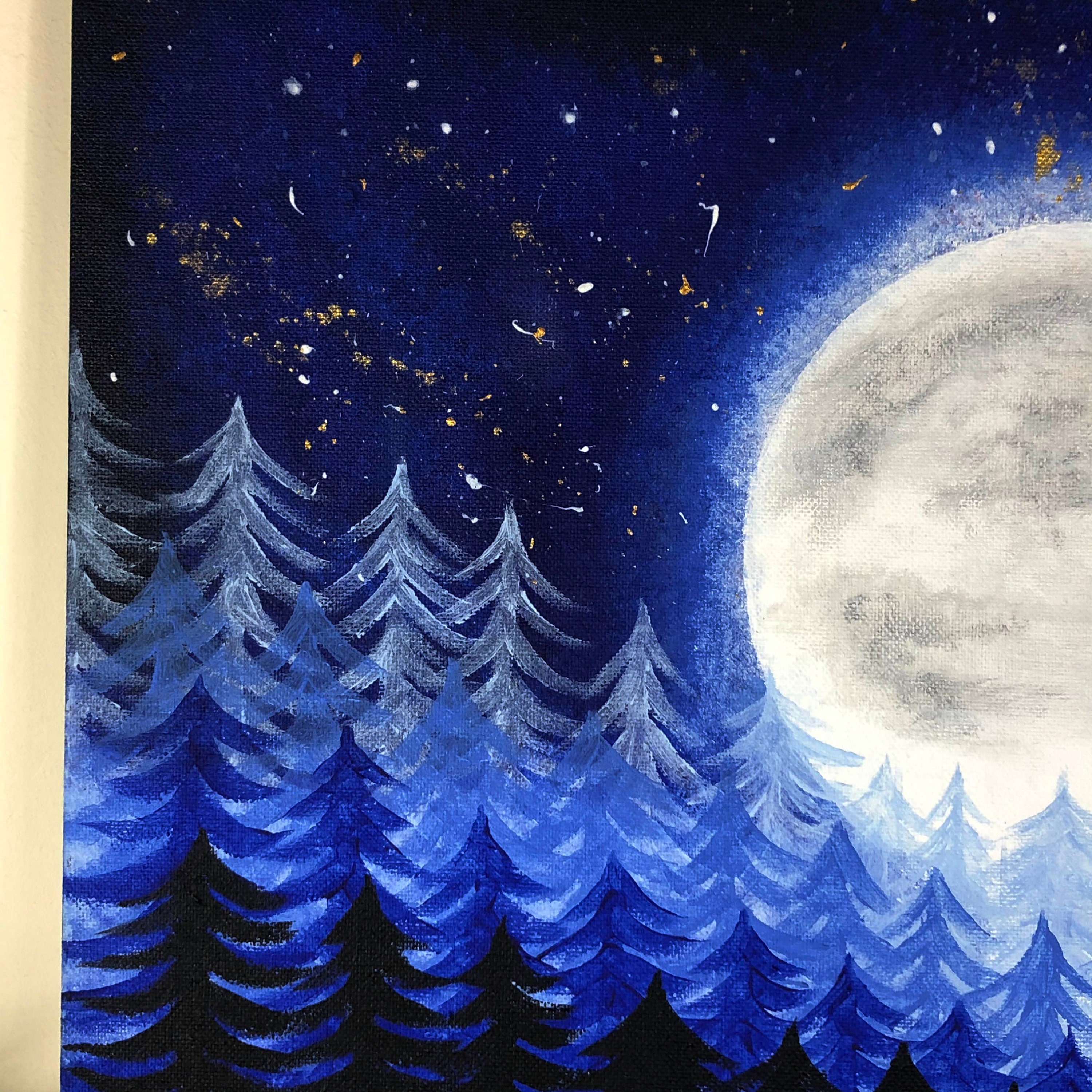 Simple Night Paintings