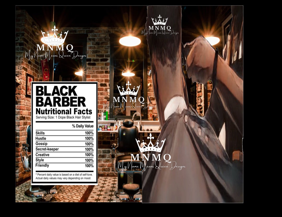 Barber Nutritional Facts - Etsy