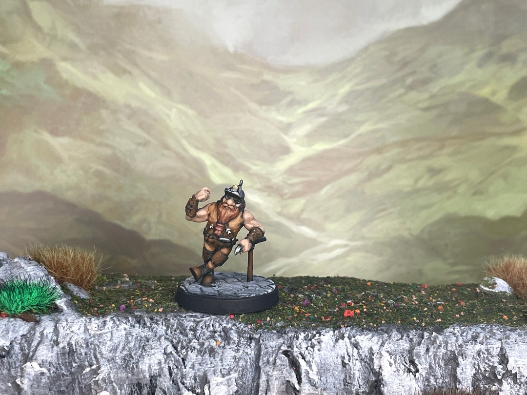 Dwarf Miner, Townsfolk, Villager, NPC - Painted Miniature - D&D ...