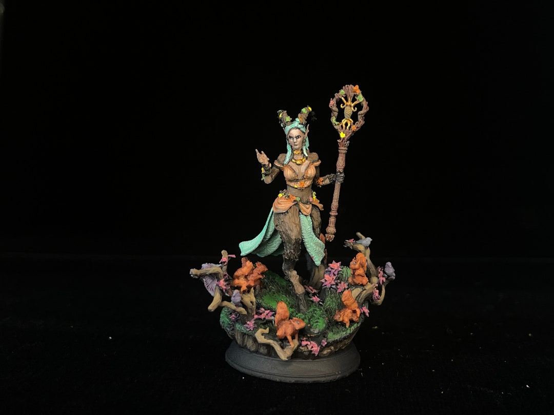 Female Satyr Faun Druid, Inspired by Fearne From Critical Role Painted ...