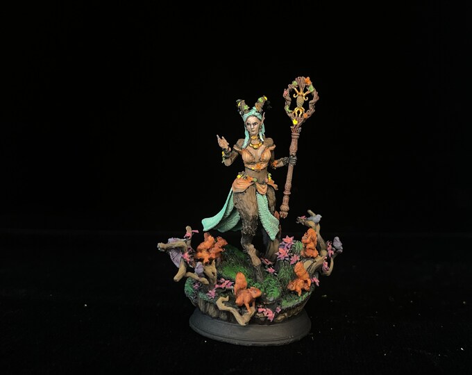 Female Satyr Faun Druid, Inspired by Fearne From Critical Role Painted ...