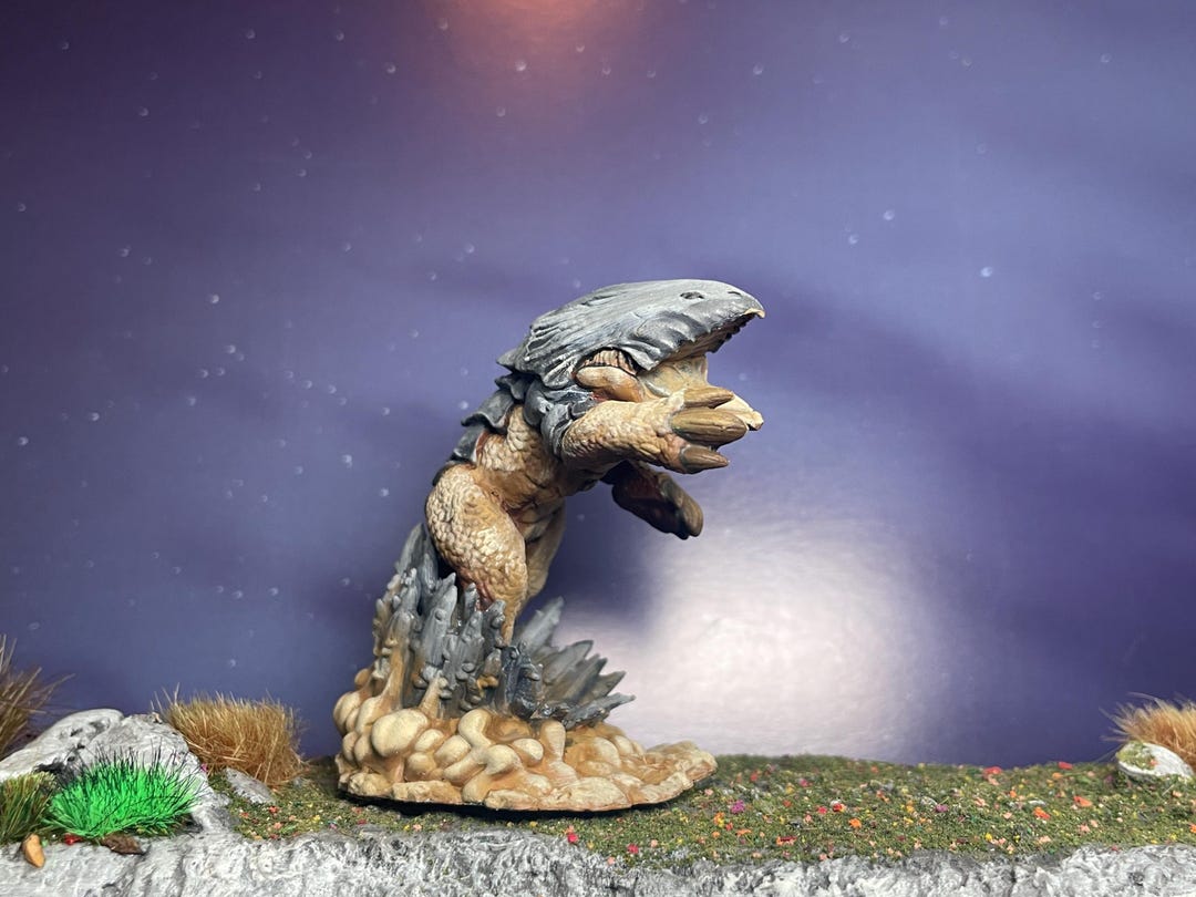 Land Shark, Burrowing Horror, Burrowing Beast Painted Miniature D&D ...