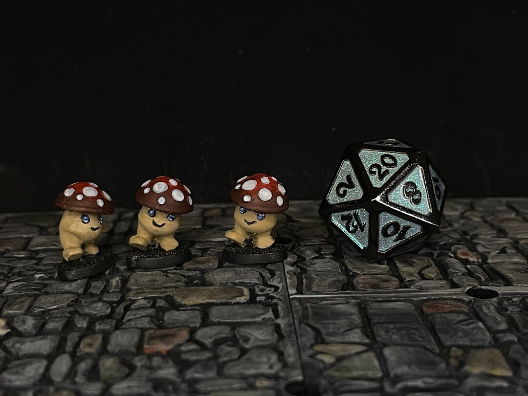 3x Shroomies, Myconids, Mushroom People, Cute Mushrooms, Underdark ...