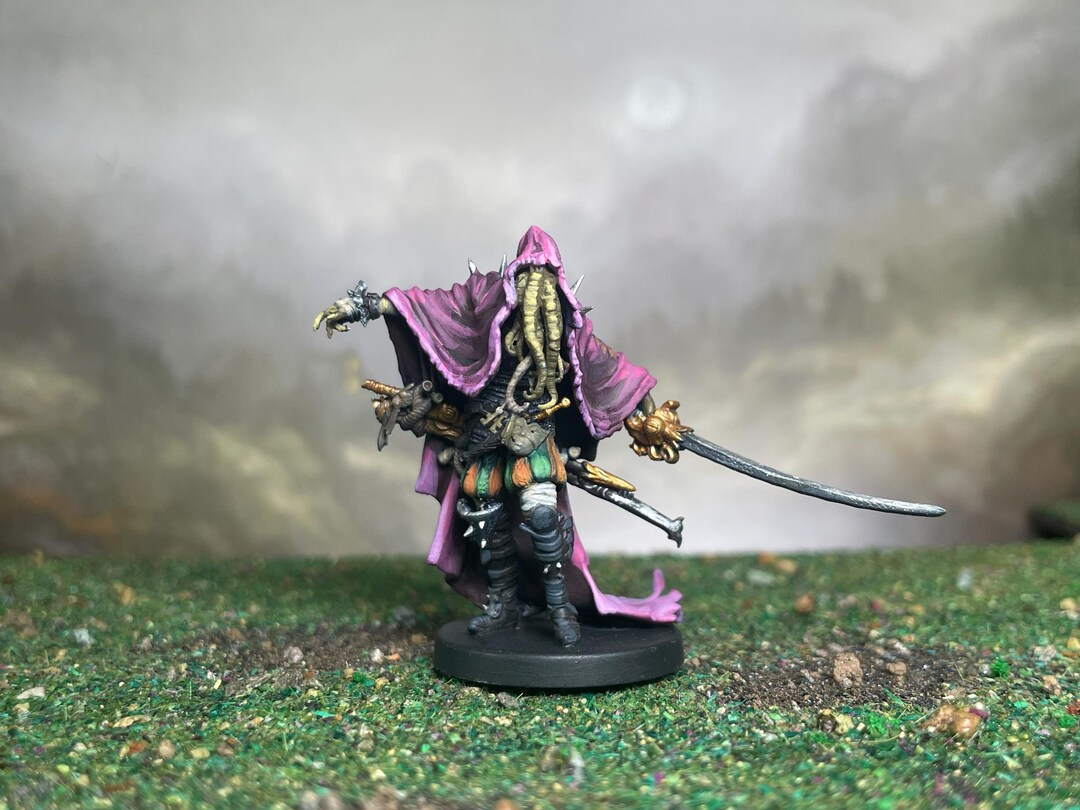 Mind Flayer Circus Assassin, Aberration Rogue- Painted Miniature - D&D ...