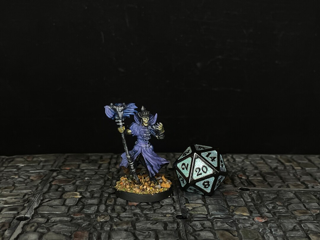 Lich - Painted Miniature - D&D - Frostgrave - Pathfinder - RPG - Etsy