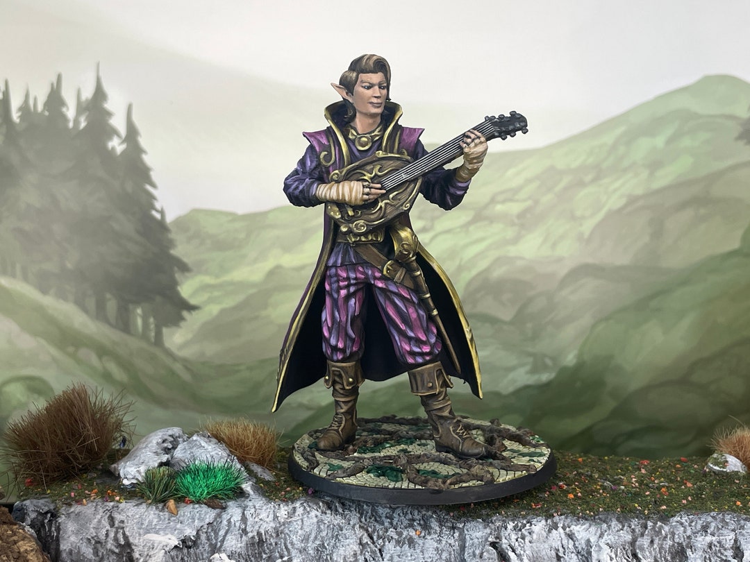75mm Bard, Statue, Giant, Bard Inspired by Scanlan Shorthalt From ...