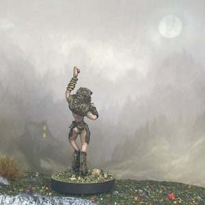 Faun, Satyr, Feywild, Capricorn metal Painted Miniature D&D Frostgrave ...