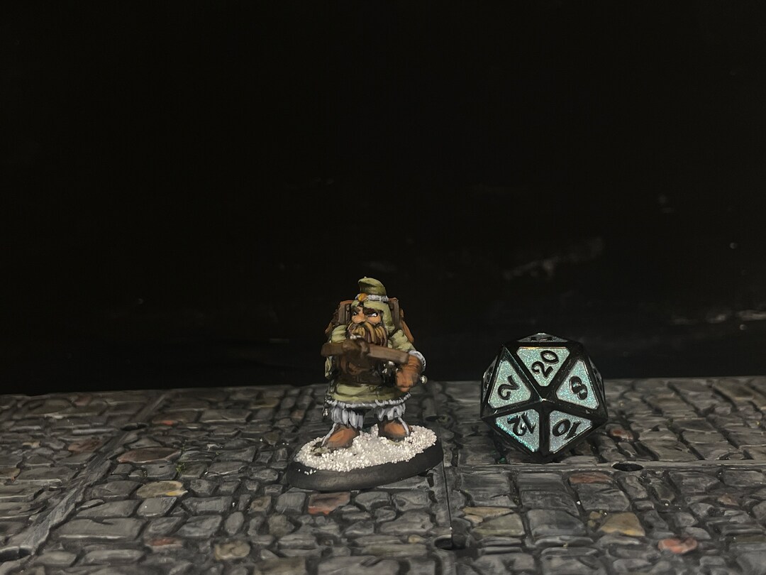 Dwarf Arctic Explorer - Painted Miniature - D&D - Frostgrave ...