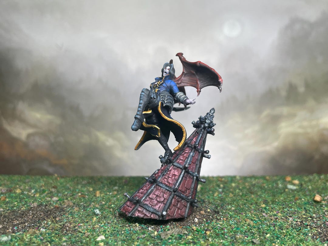 Female Vampire on Roof - Painted Miniature - D&D - Frostgrave ...